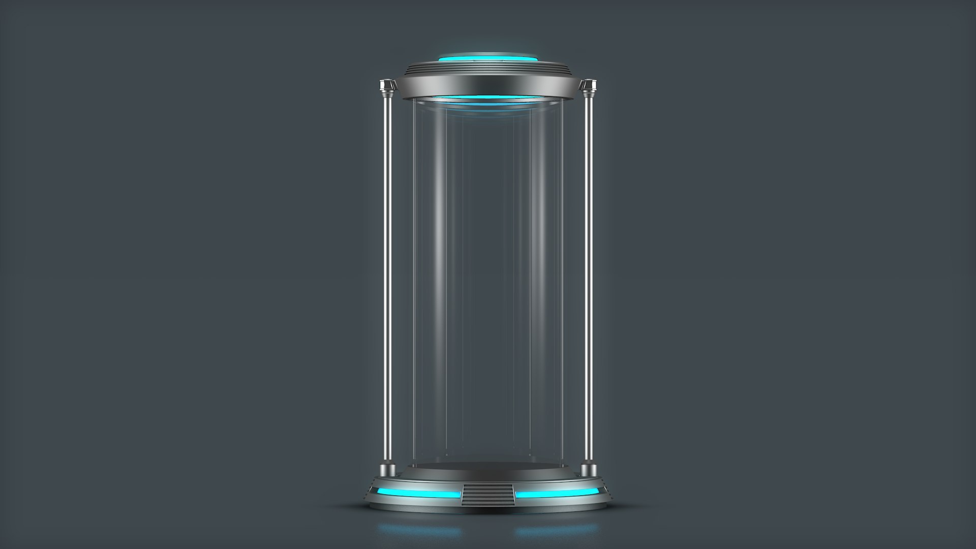 3D Model Sci Fi Liquid Cylinder - TurboSquid 1757779
