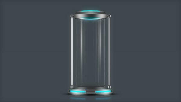 3D sci fi liquid container - TurboSquid 1382366