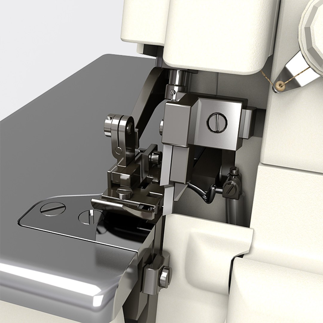 Overlock Sewing Machine 3d Model