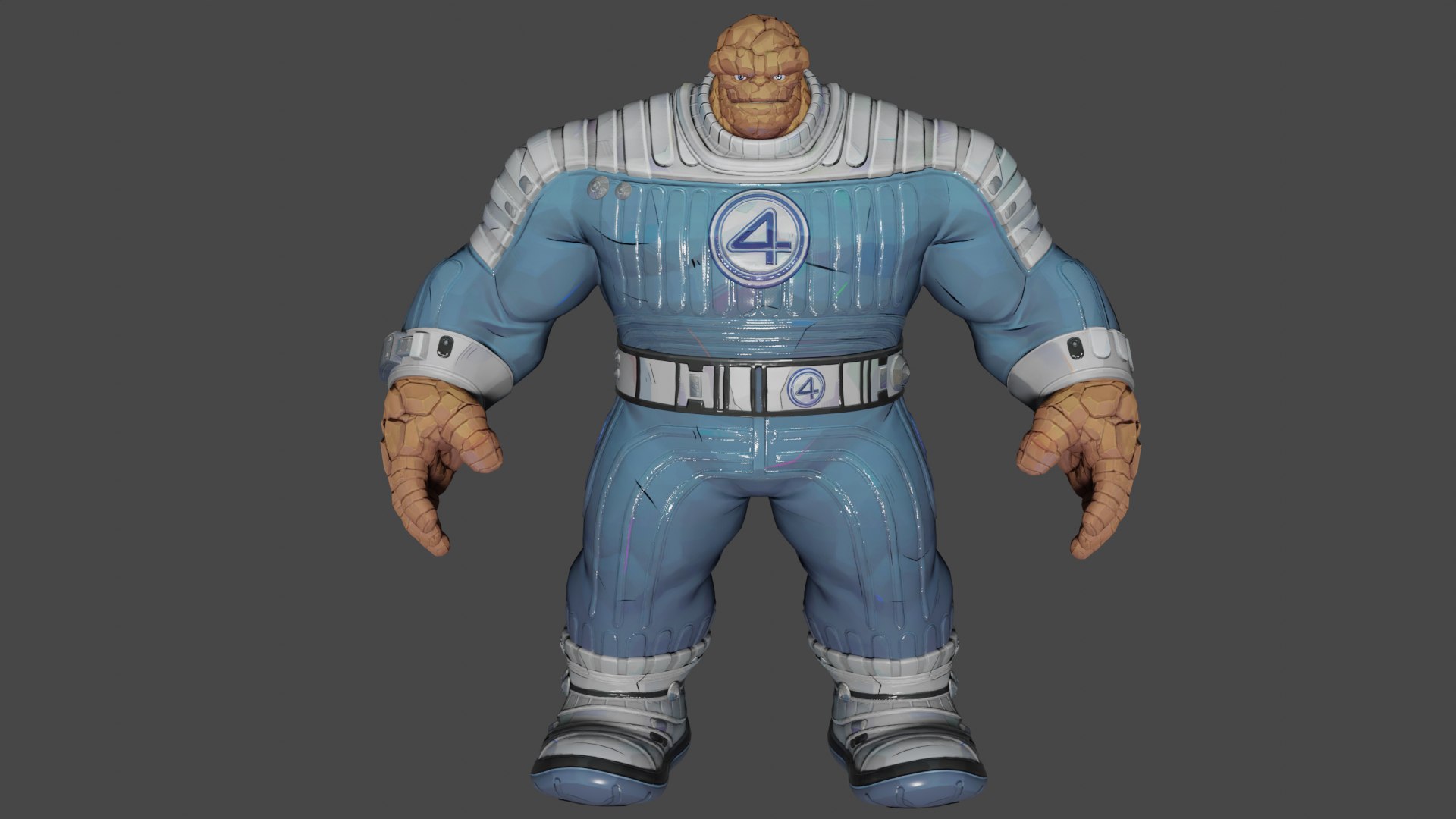 The Thing Low-poly 3D Model - TurboSquid 2443729