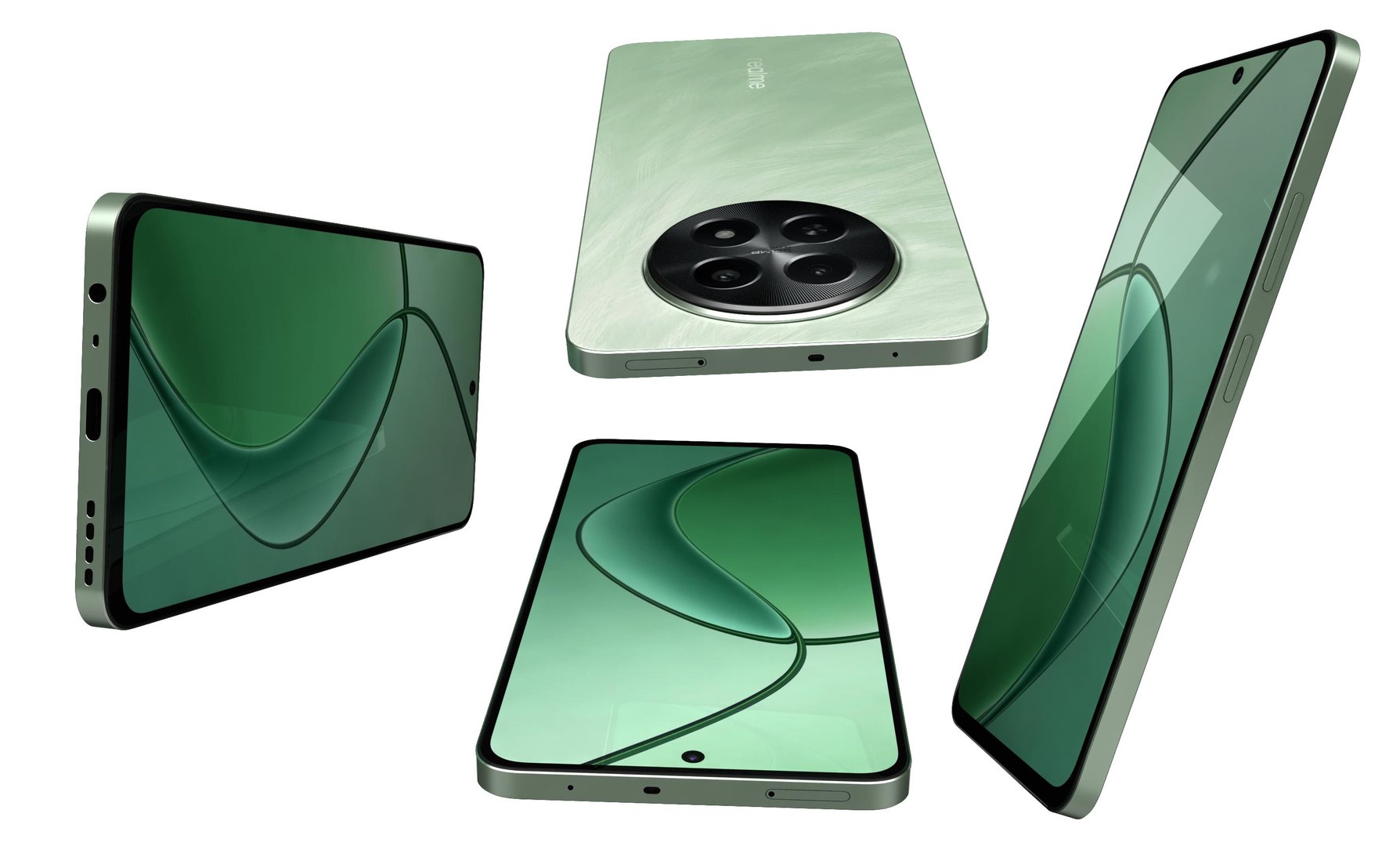 Realme 12x Green 3D Model - TurboSquid 2208572