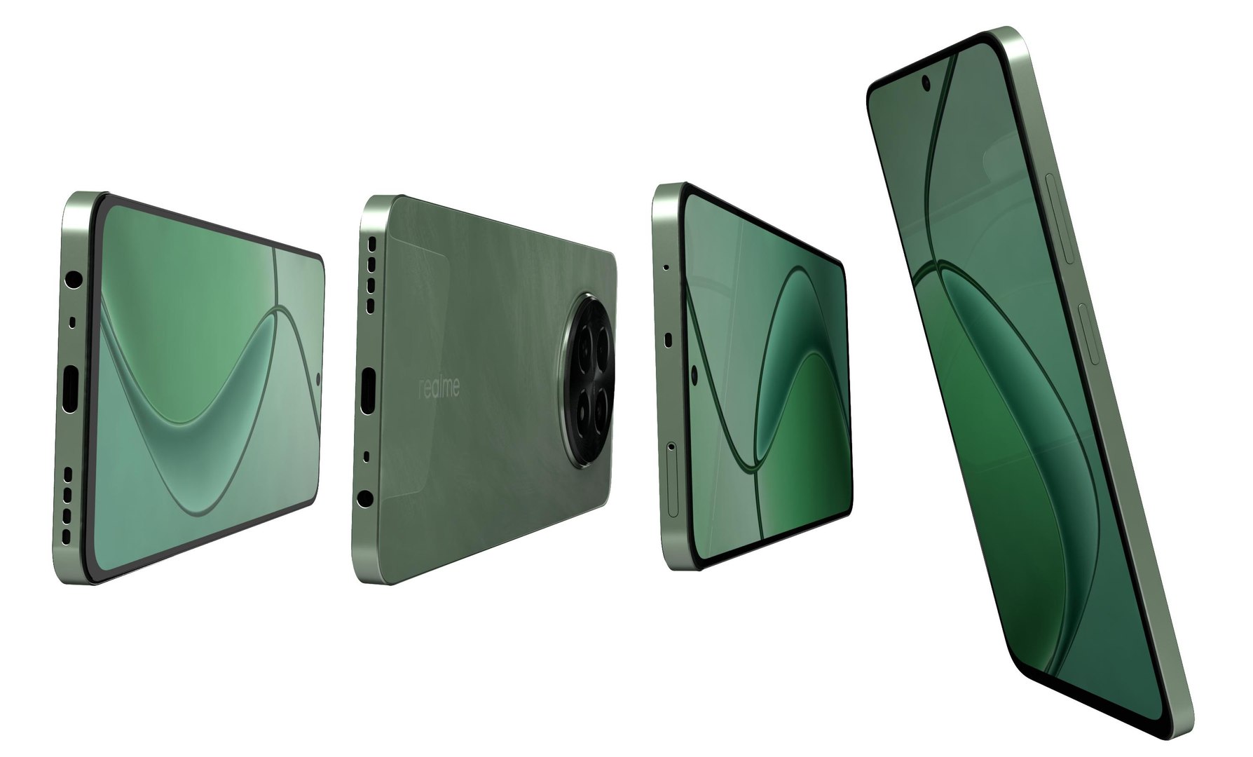 Realme 12x Green 3D Model - TurboSquid 2208572