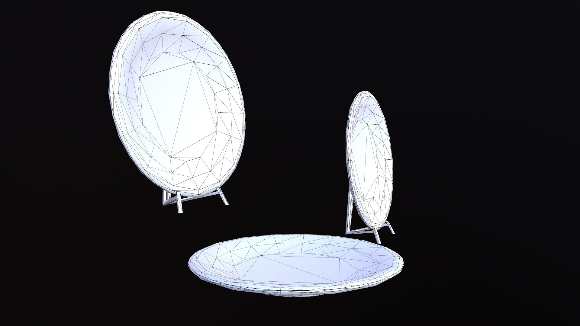 3D model Vintage plates - TurboSquid 1843711