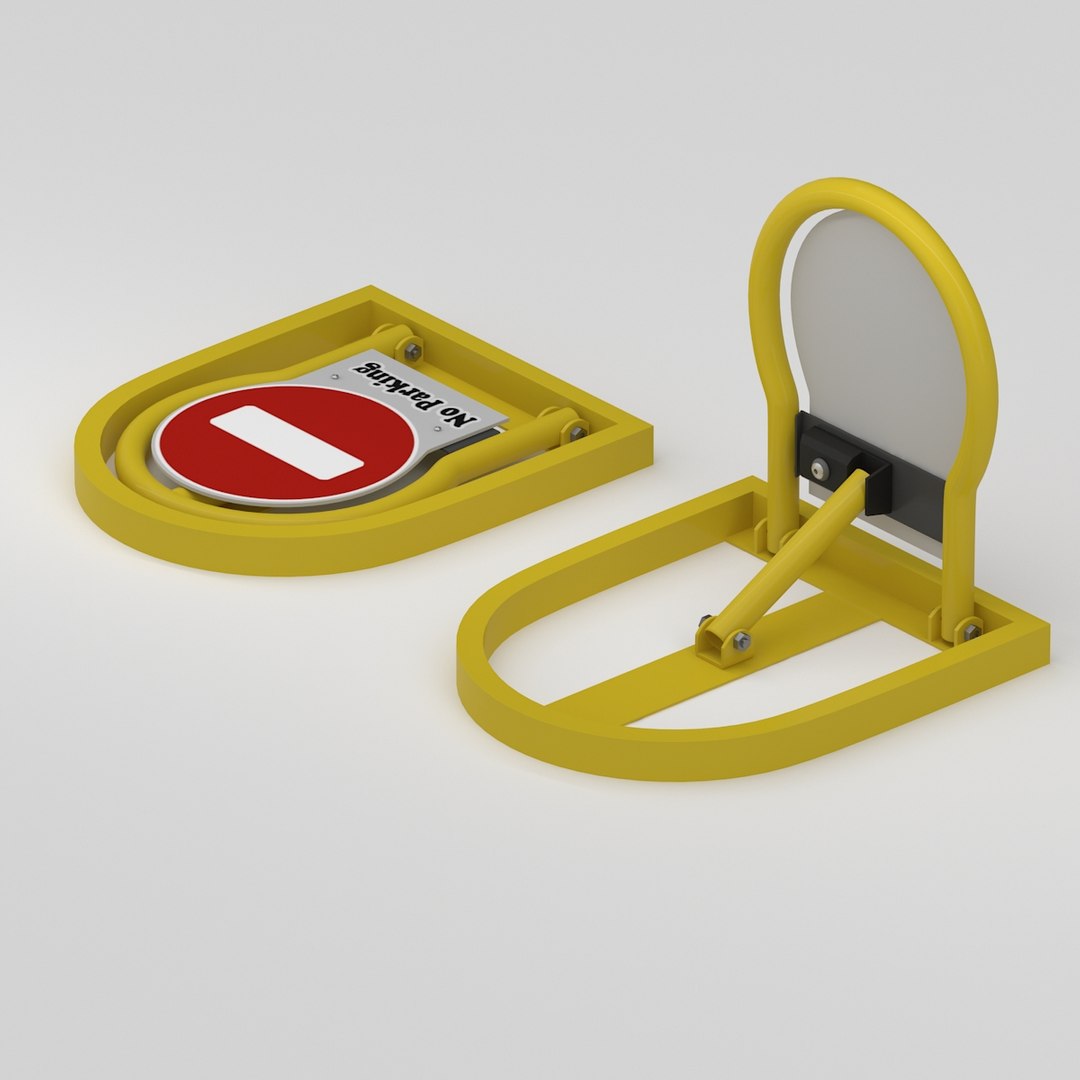 3d Model Manual Parking Lock Barrier