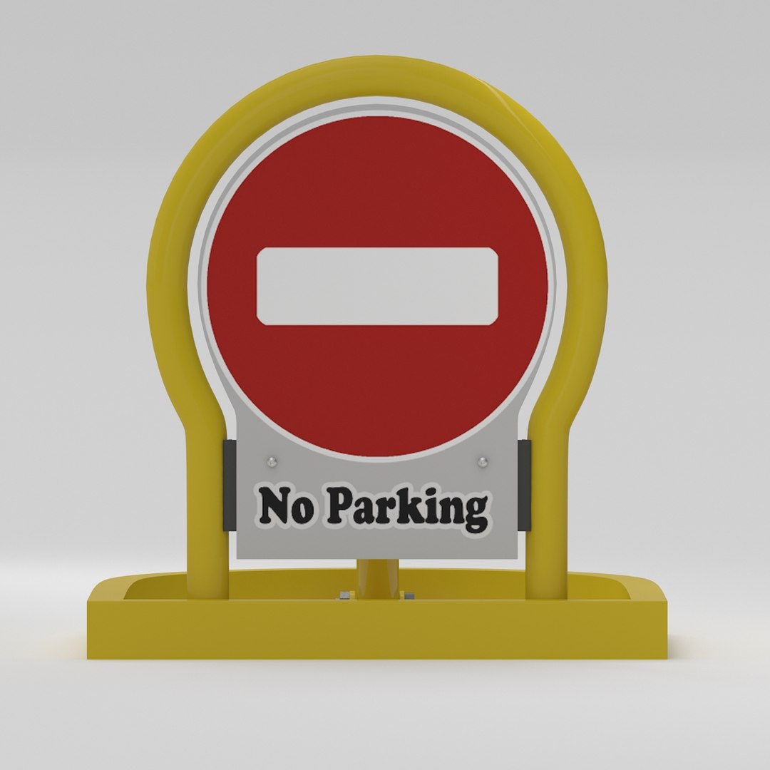 3d Model Manual Parking Lock Barrier