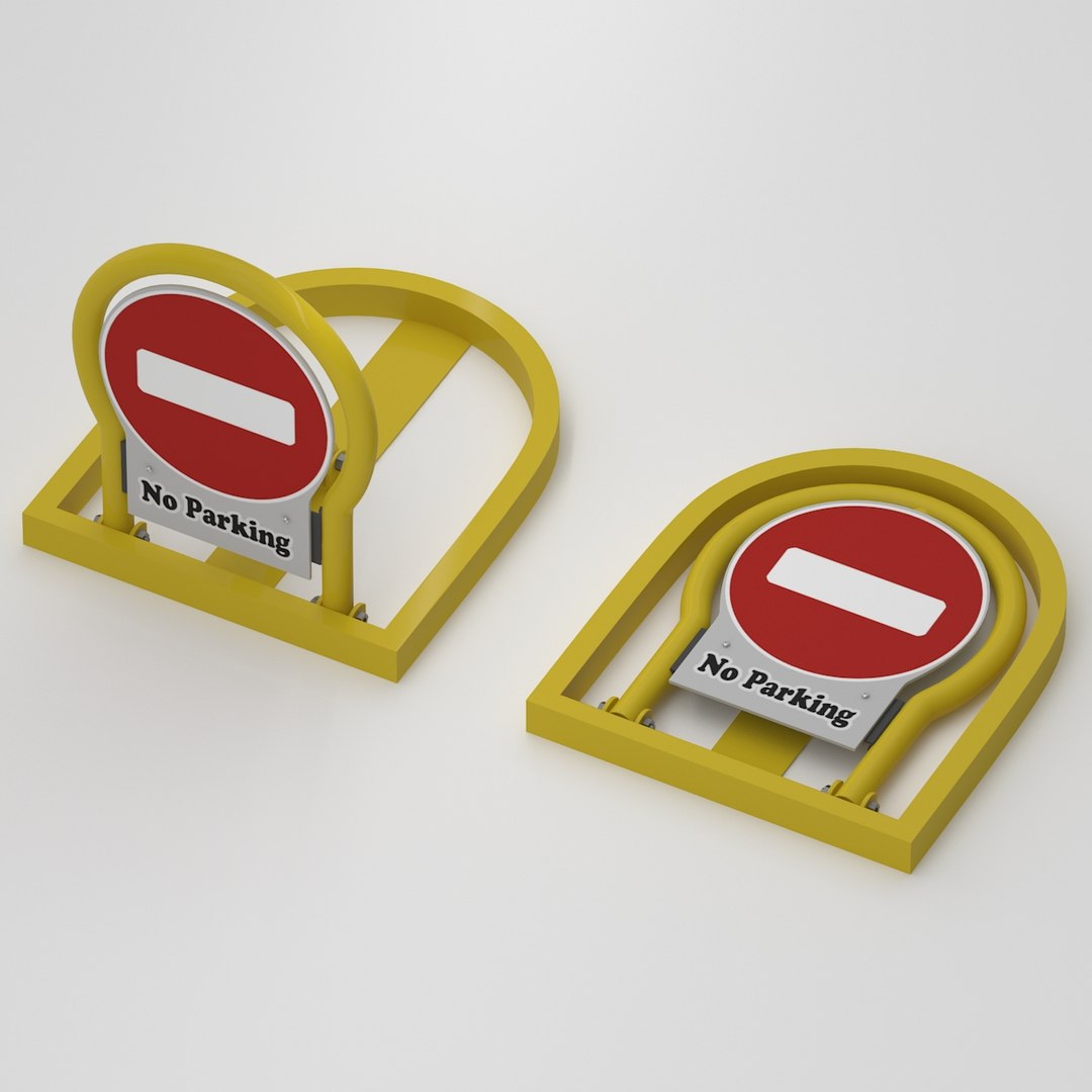 3d Model Manual Parking Lock Barrier