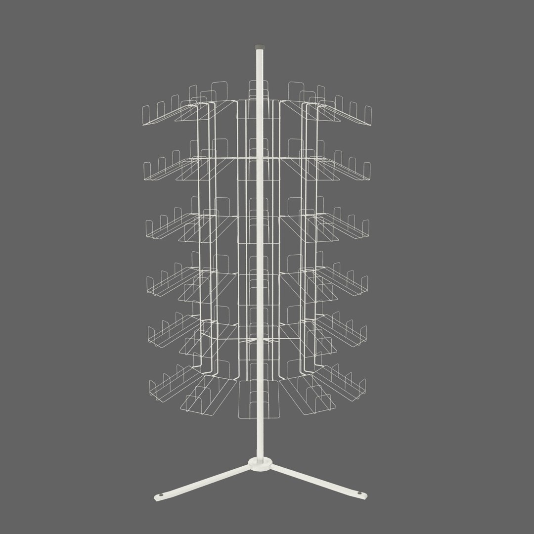 Postcards Stand 3D Model | 1148726 | TurboSquid