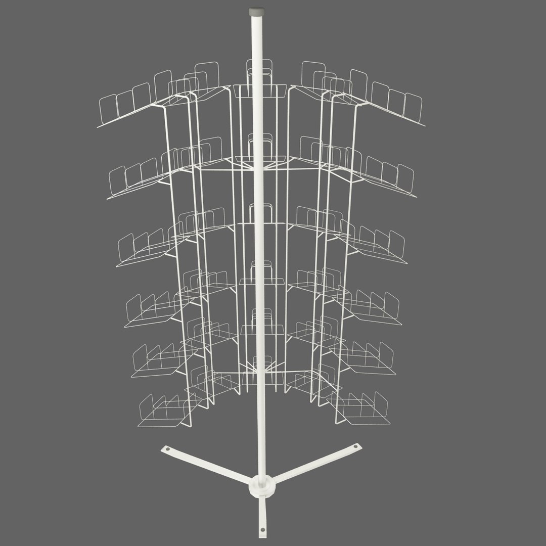 Postcards Stand 3D Model | 1148726 | TurboSquid