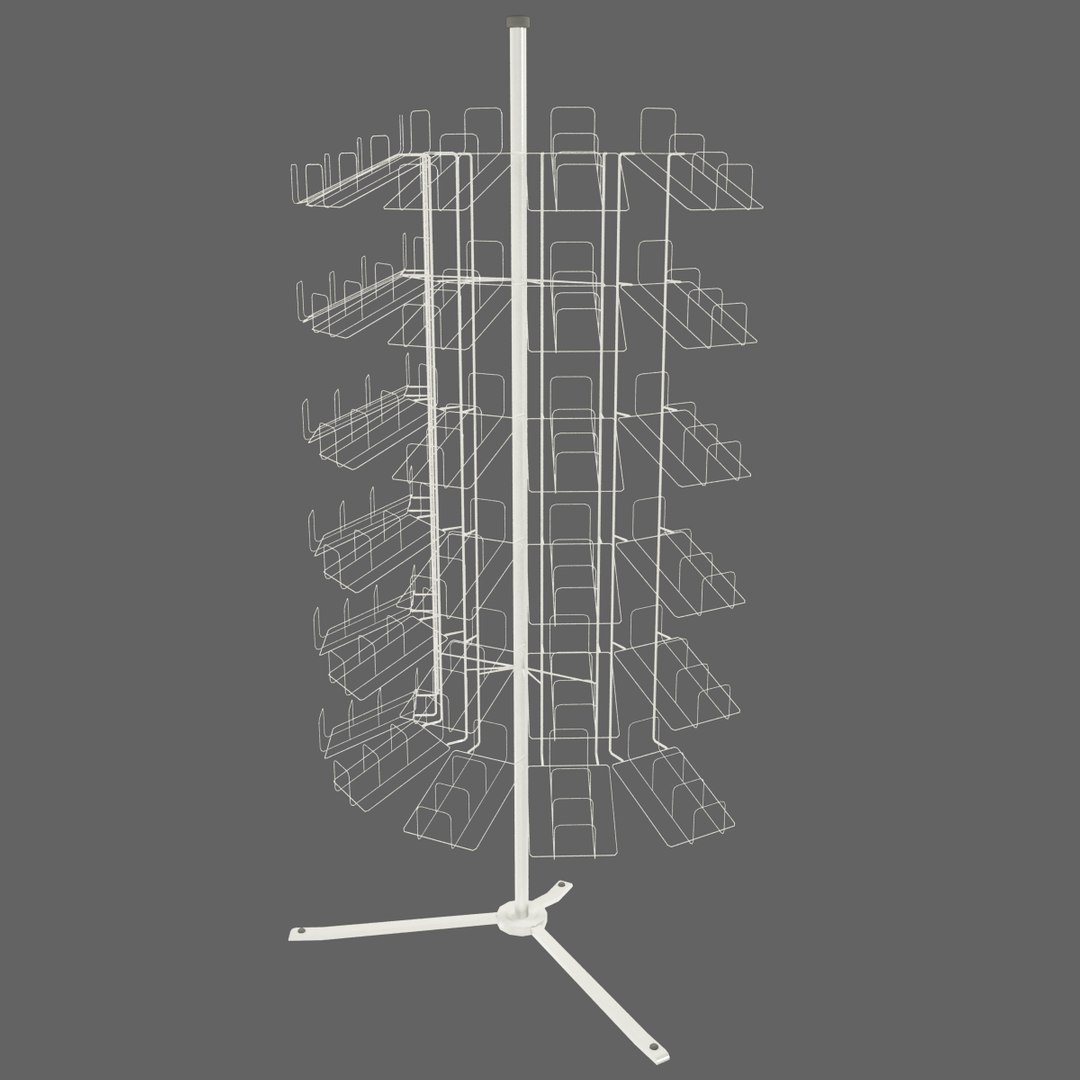 Postcards Stand 3D Model | 1148726 | TurboSquid