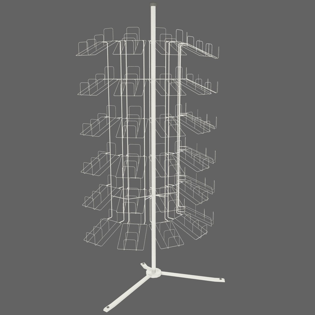 Postcards Stand 3D Model | 1148726 | TurboSquid