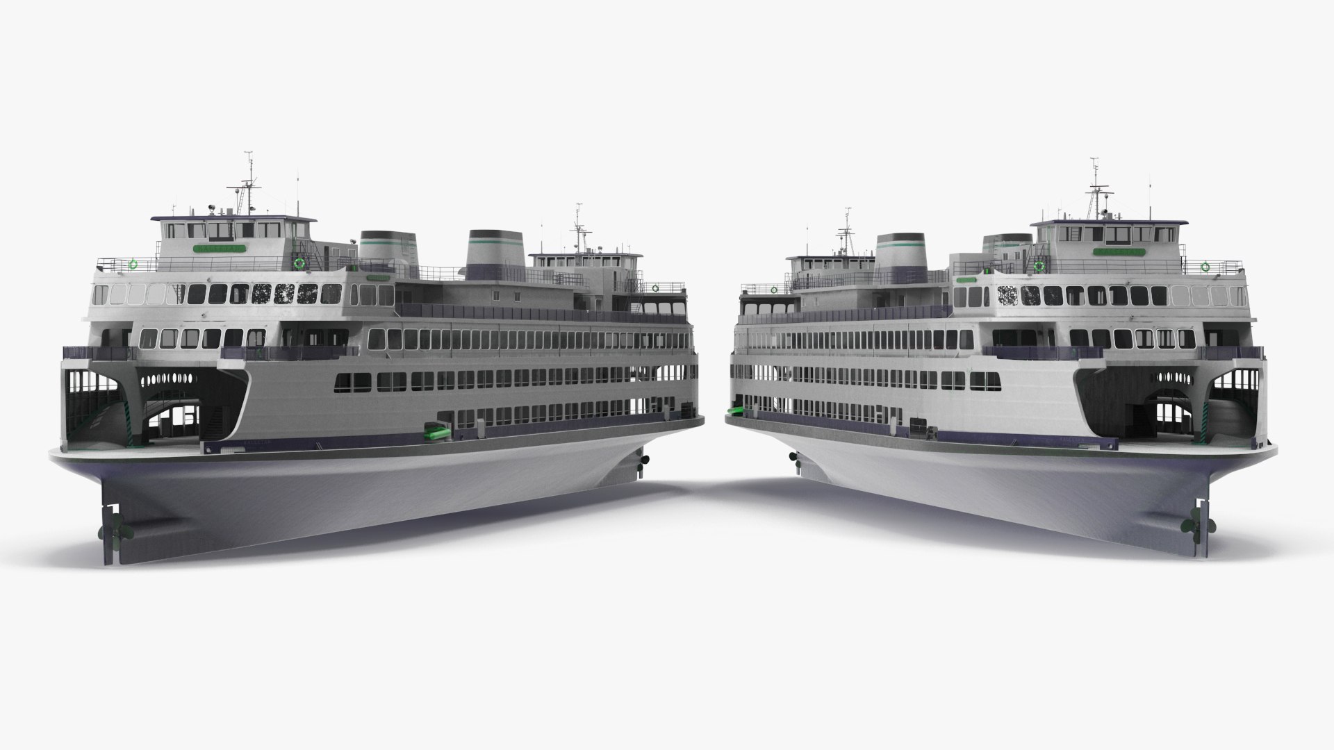 Large Ferry Ship 3D model - TurboSquid 2112320