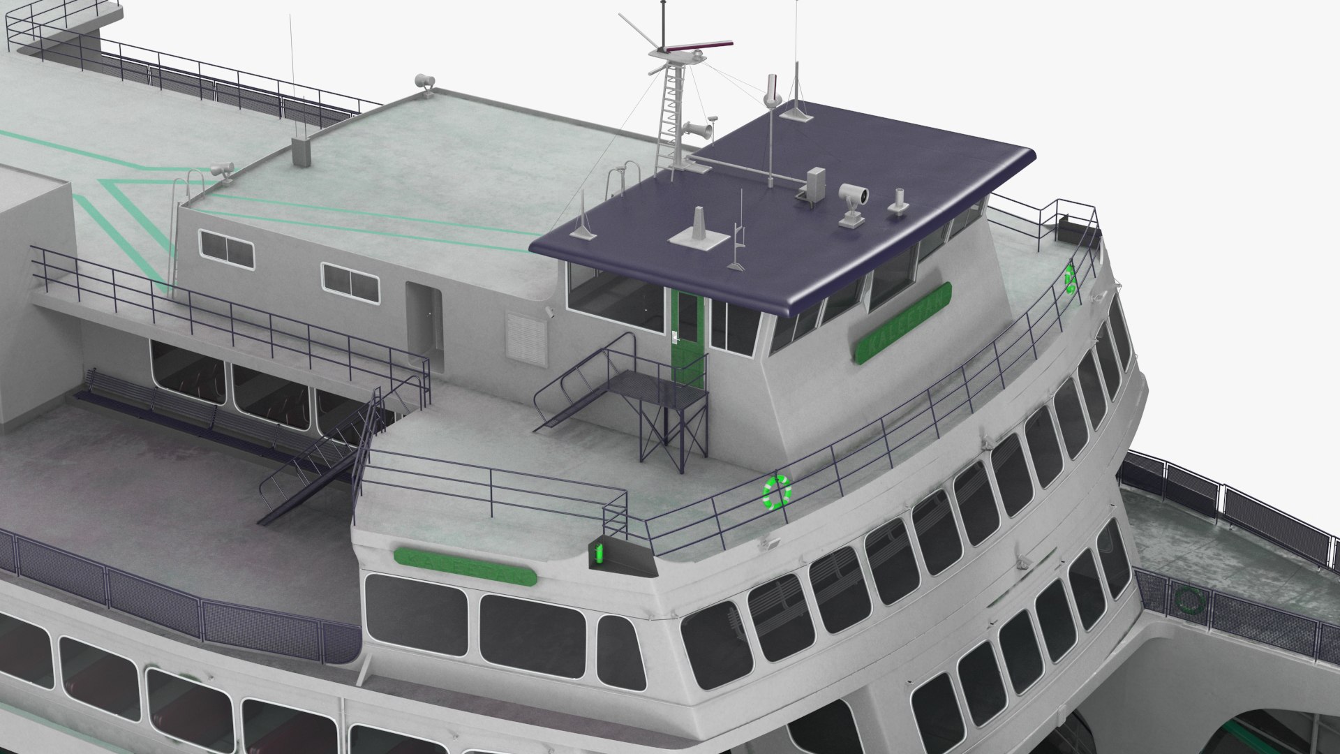 Large Ferry Ship 3D model - TurboSquid 2112320