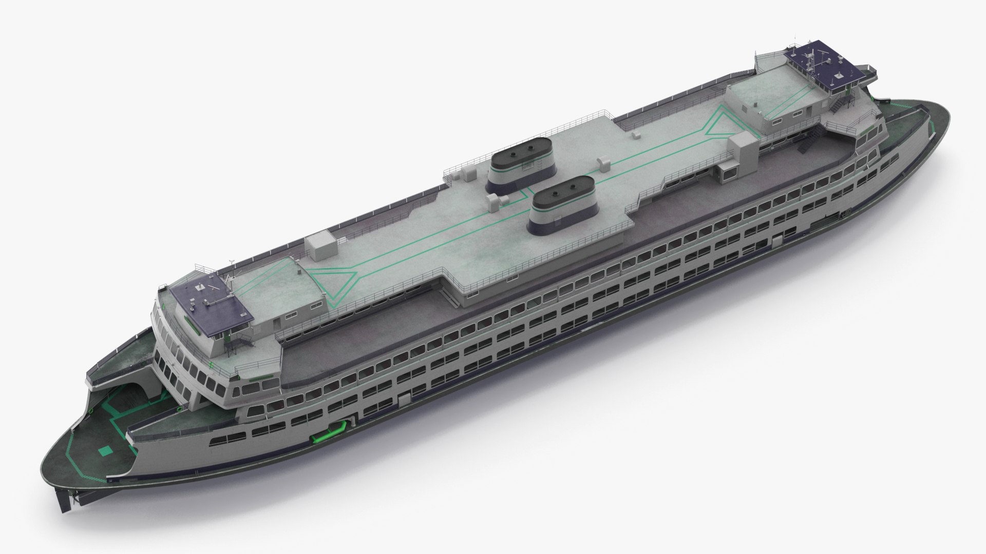 Large Ferry Ship 3D model - TurboSquid 2112320