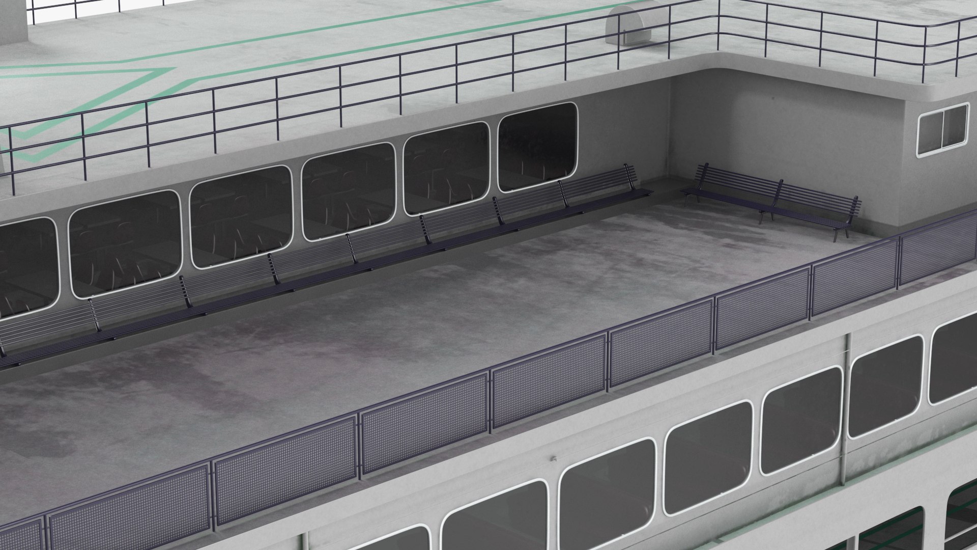 Large Ferry Ship 3D model - TurboSquid 2112320