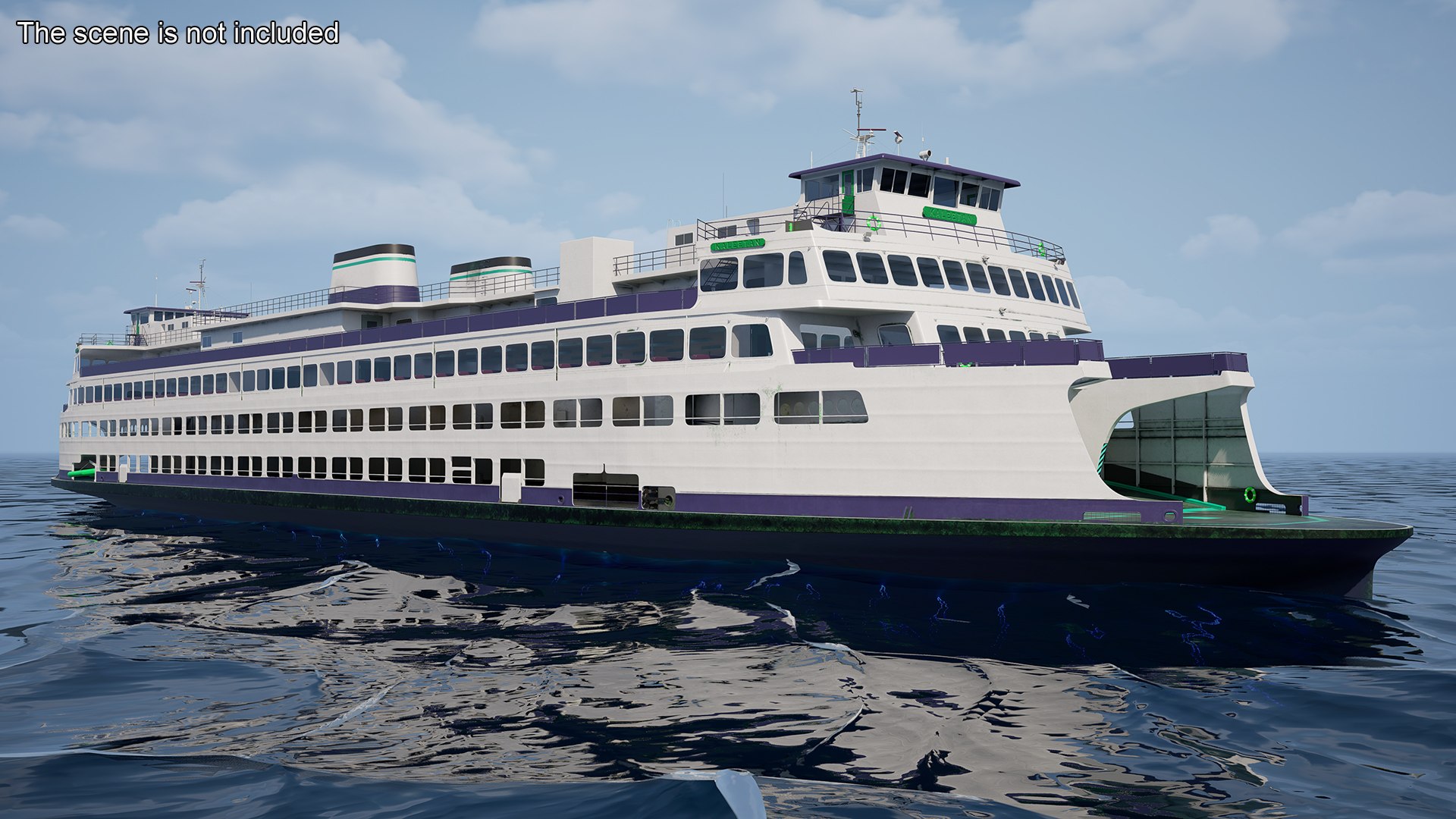 Large Ferry Ship 3D model - TurboSquid 2112320