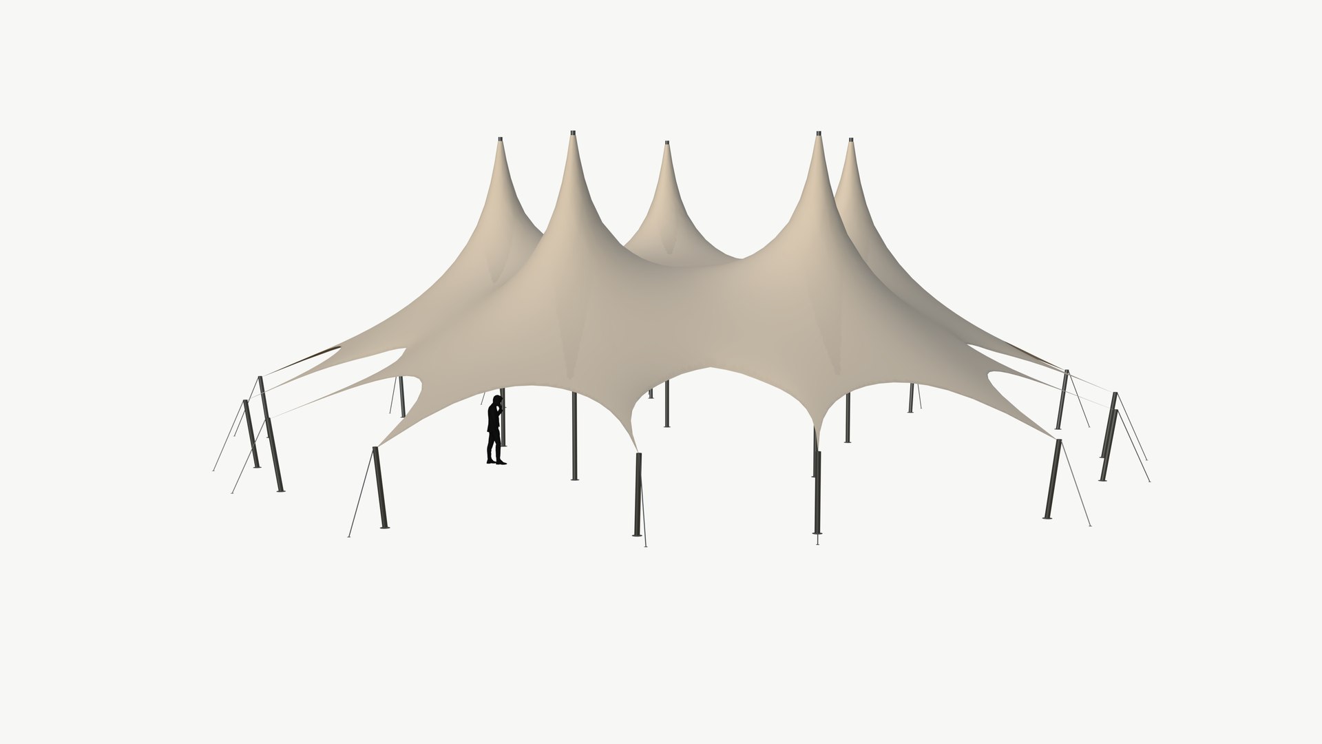 Structure Tensile Design 3D Model - TurboSquid 2122850