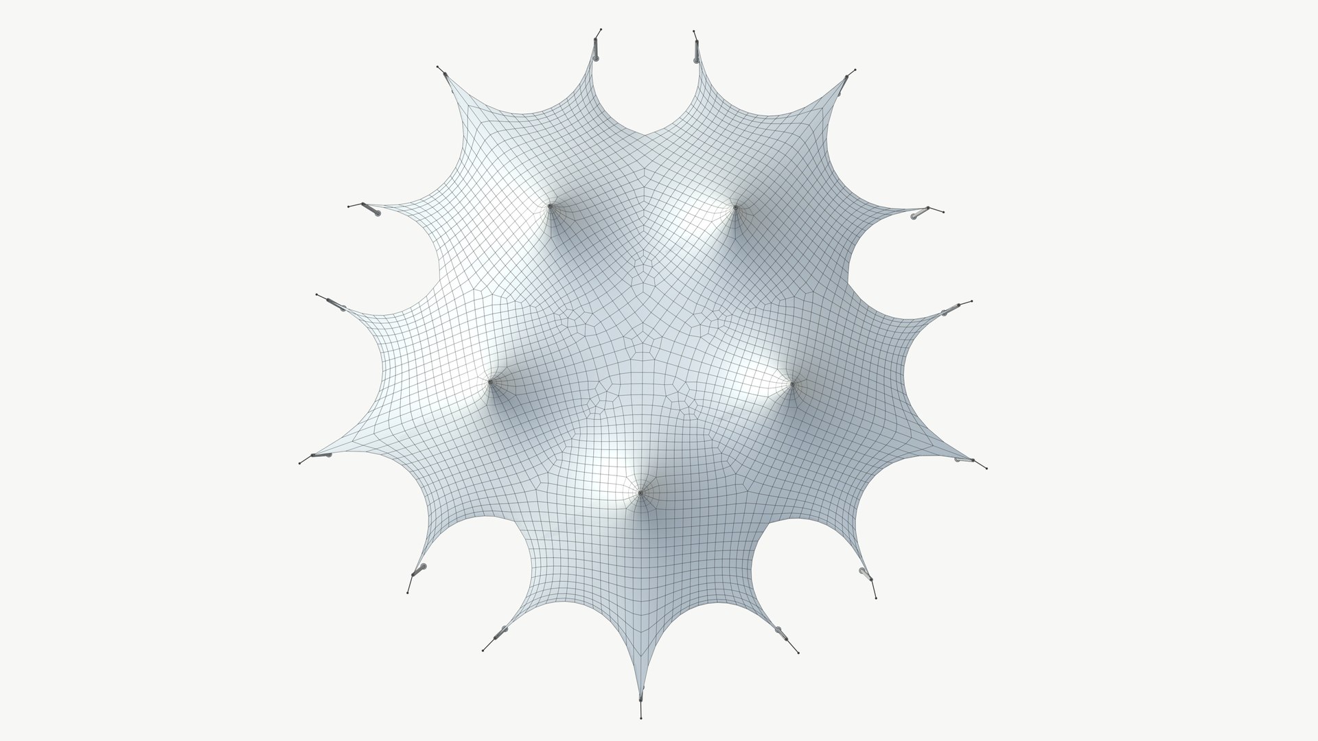 Structure Tensile Design 3D Model - TurboSquid 2122850