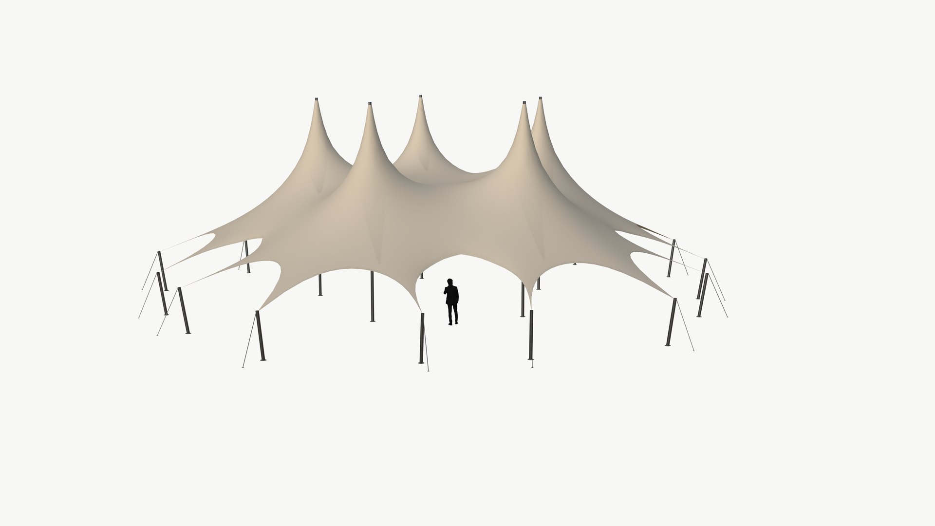 Structure Tensile Design 3D Model - TurboSquid 2122850