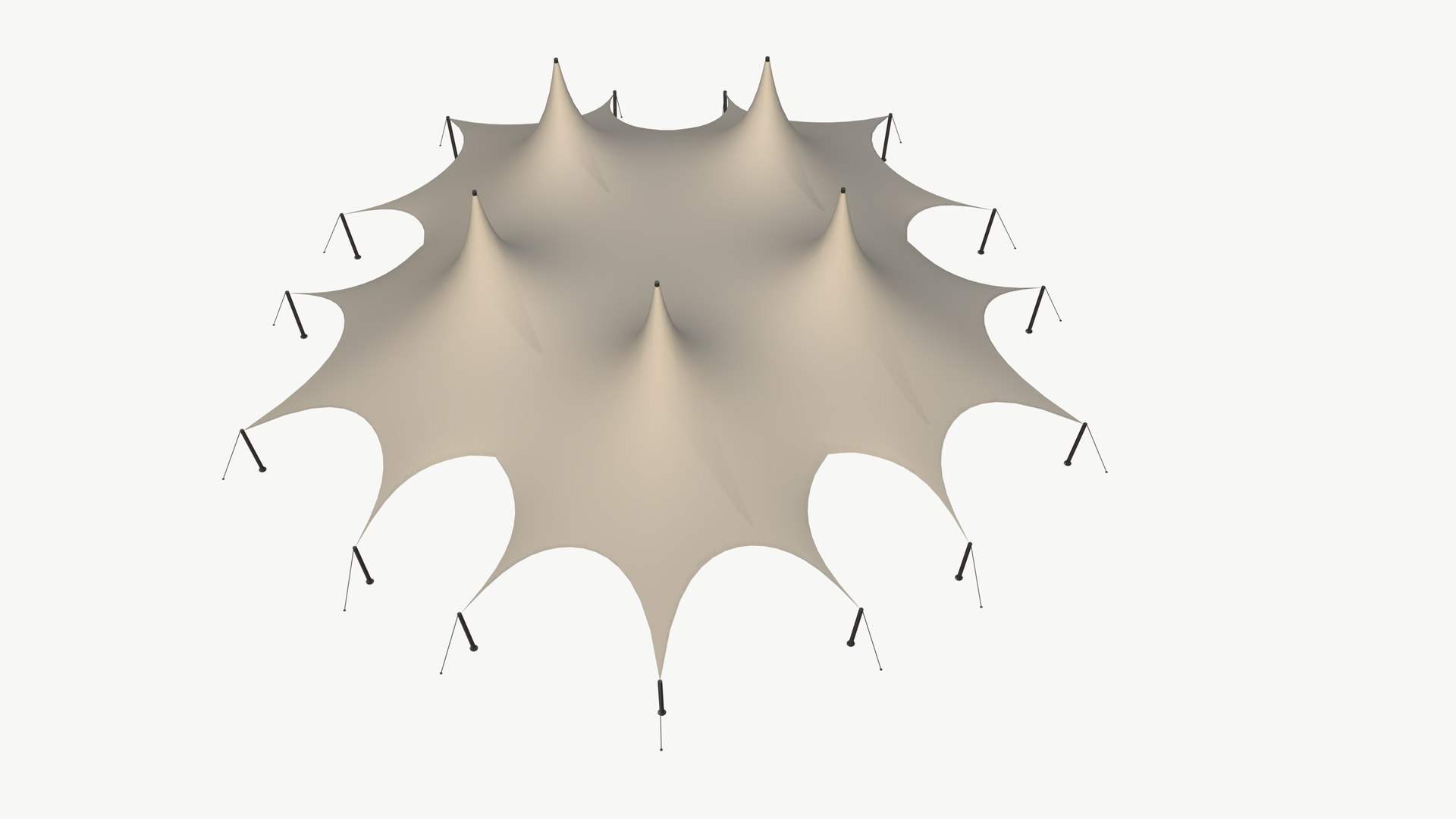 Structure Tensile Design 3D Model - TurboSquid 2122850