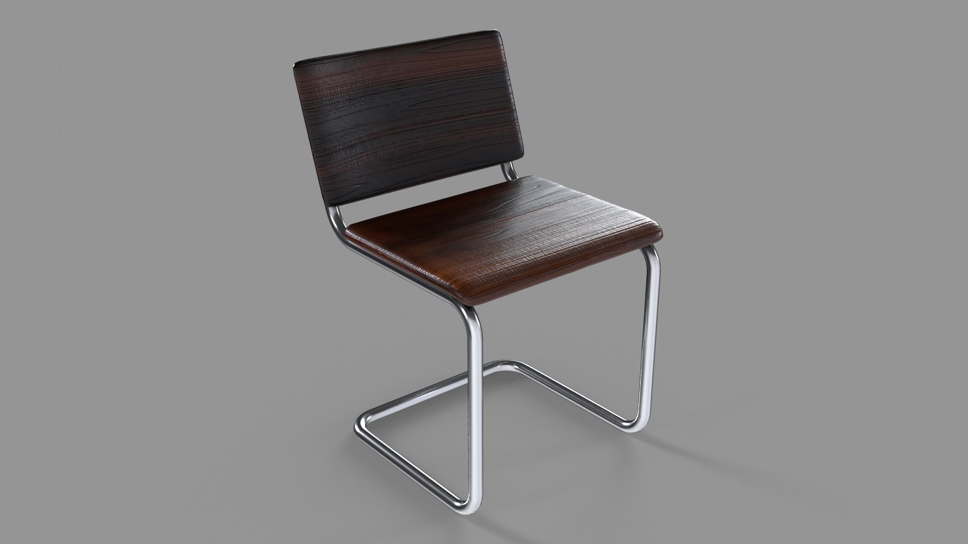 3D Side Chair - Classroom Student Chair Low-poly model - TurboSquid 2030456
