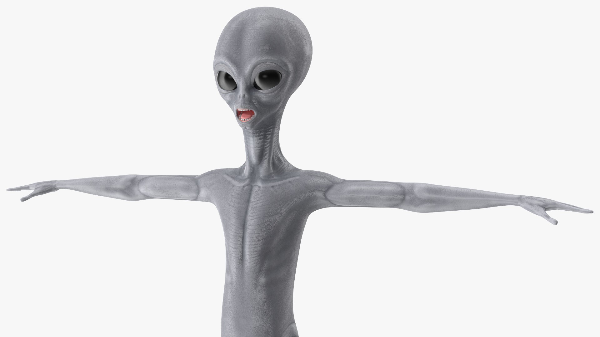 3D alien rigged character model - TurboSquid 1602259