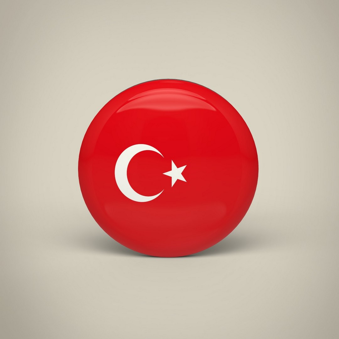 Turkey Badge 3D Model - TurboSquid 1818642