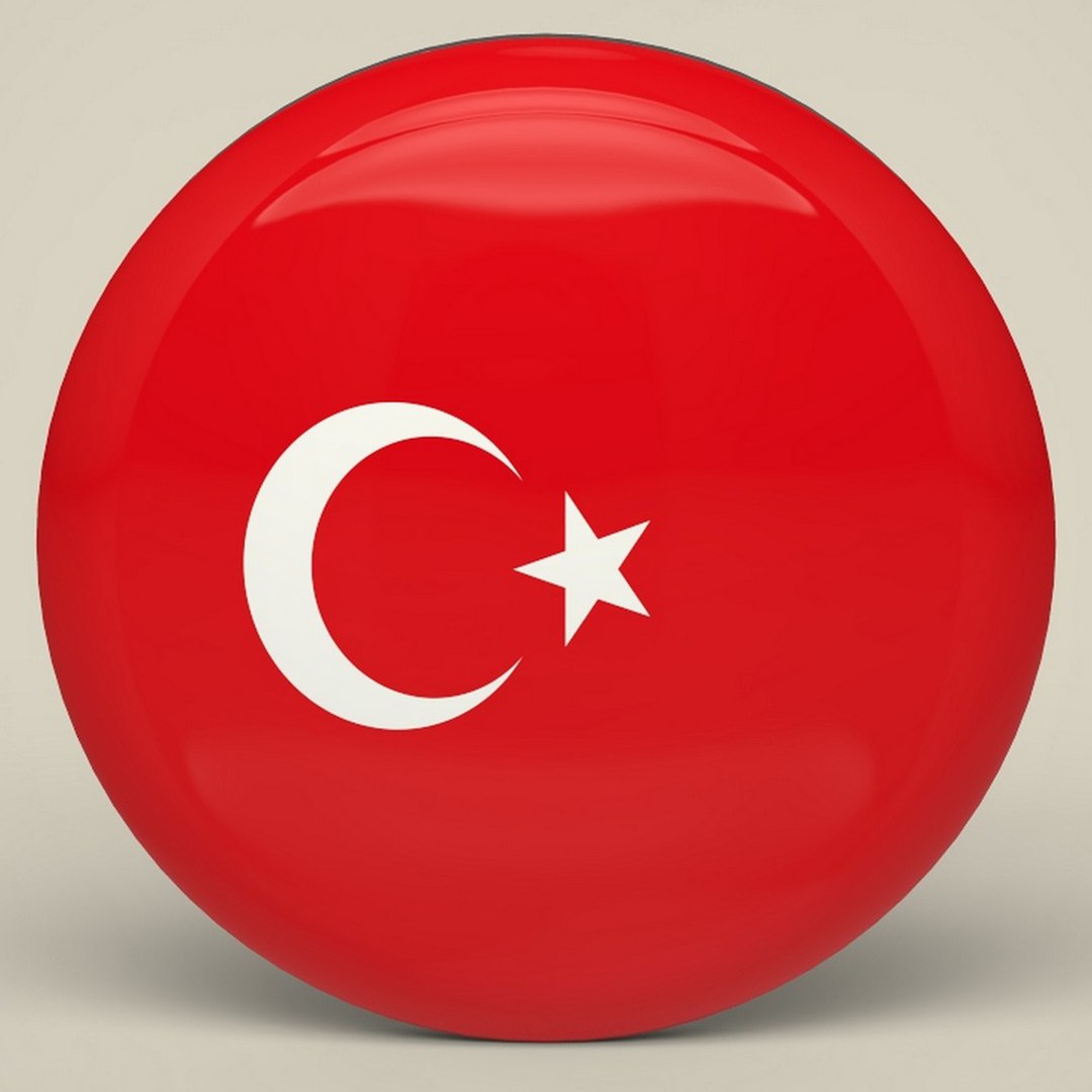 Turkey Badge 3D Model - TurboSquid 1818642