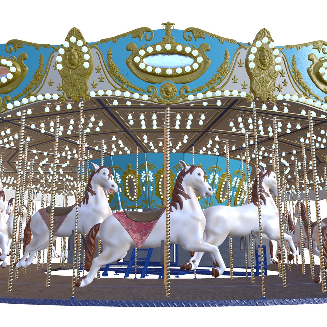 3D Carousel - TurboSquid 1453272