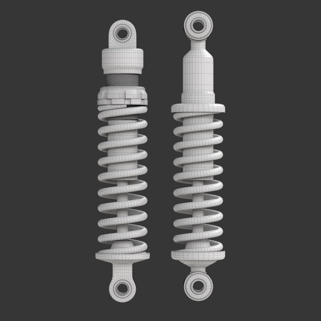 3D Animated Shock Absorber Model - TurboSquid 2324421