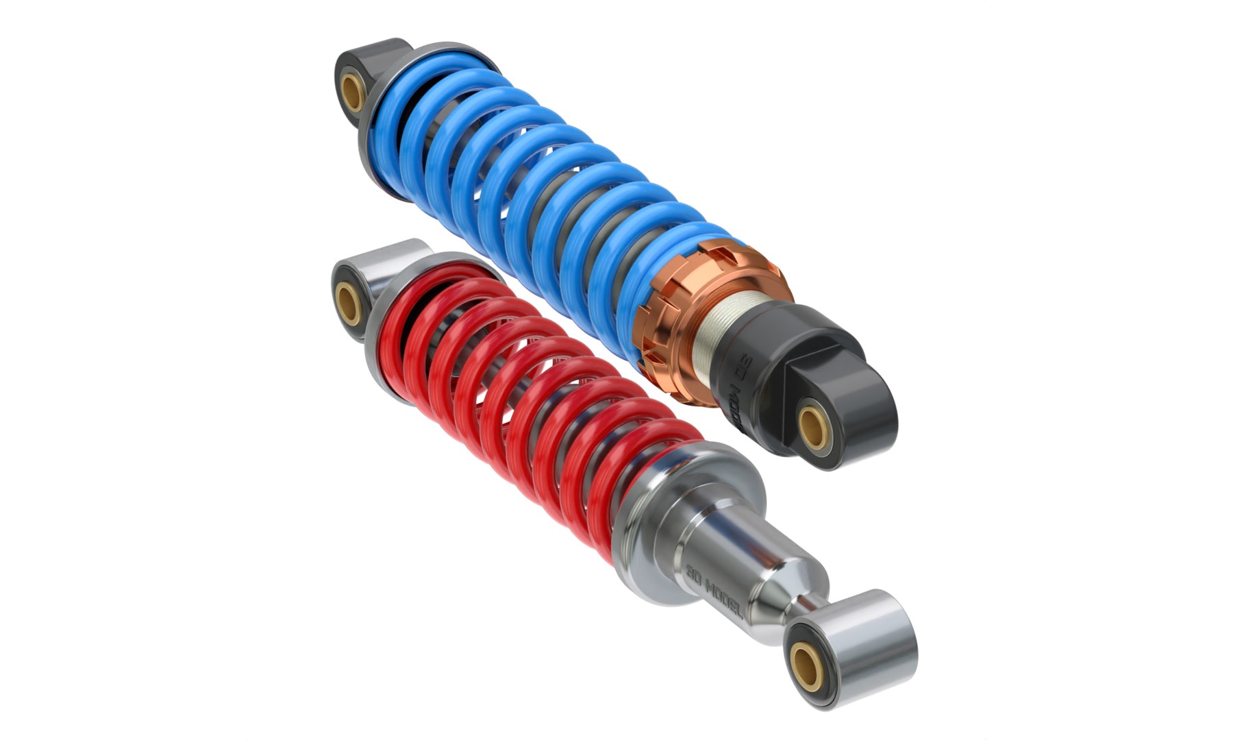 3D Animated Shock Absorber Model - TurboSquid 2324421