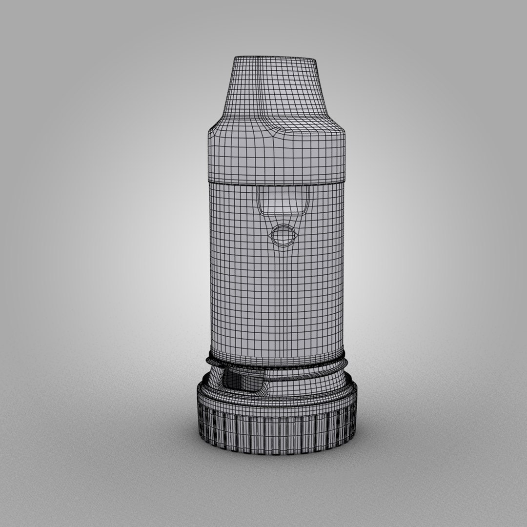 Asthma Inhaler 3d Max