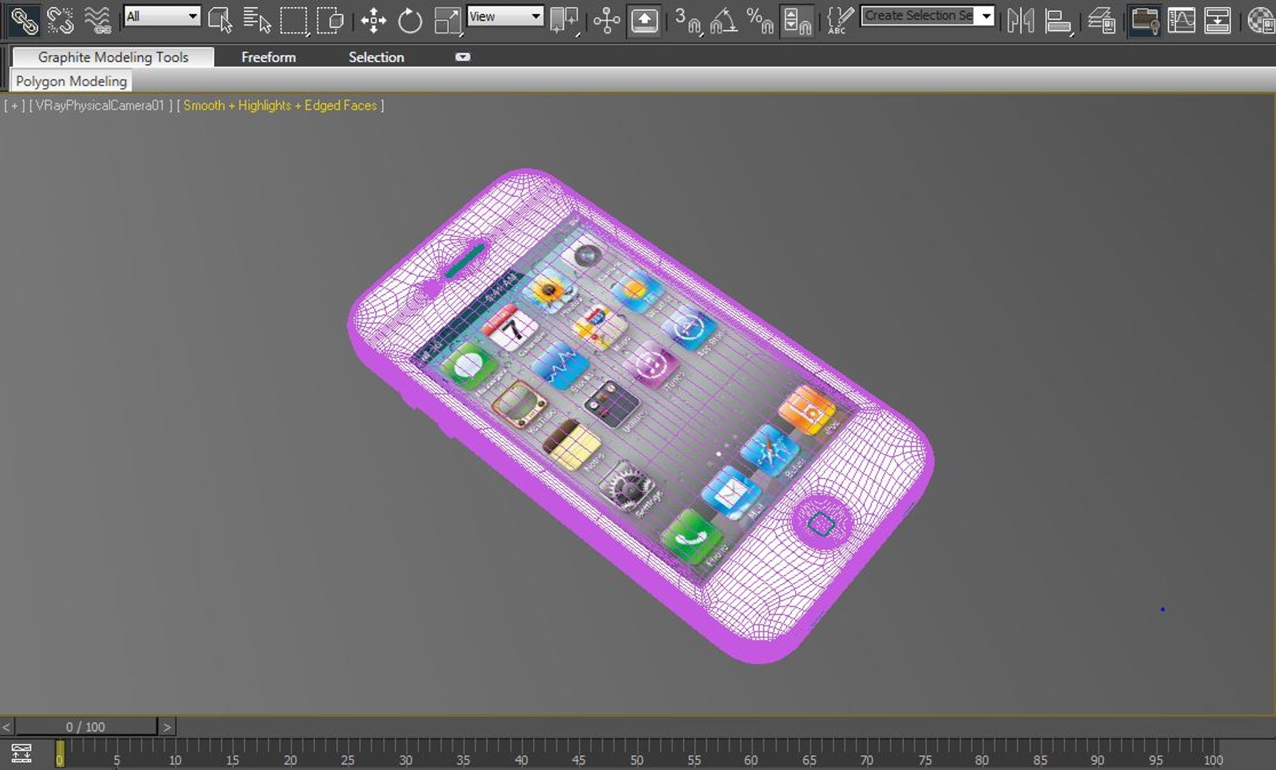 3d Model Of Phone 4s