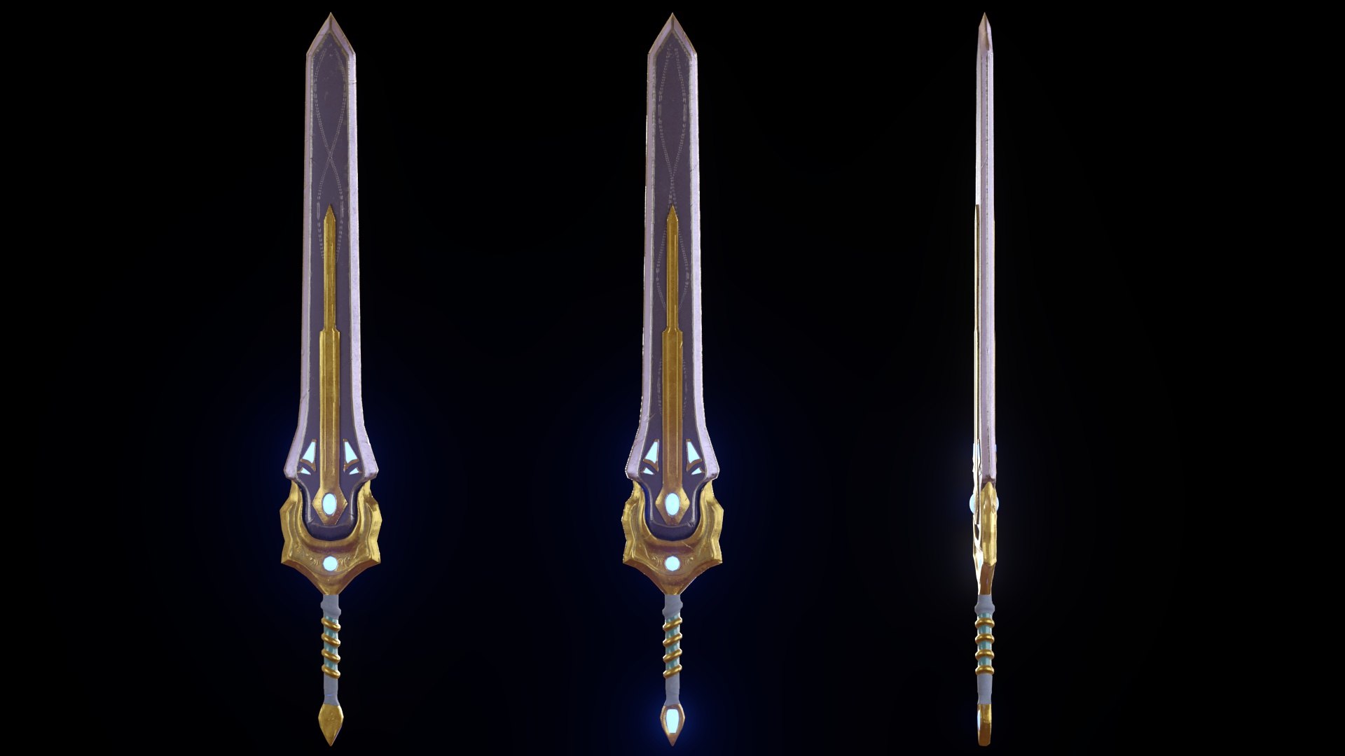 3D Sword Fantasy Model - TurboSquid 1635555