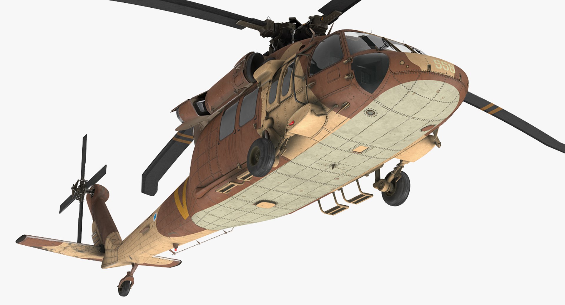 Sikorsky military rigged helicopters 3D model - TurboSquid 1495599