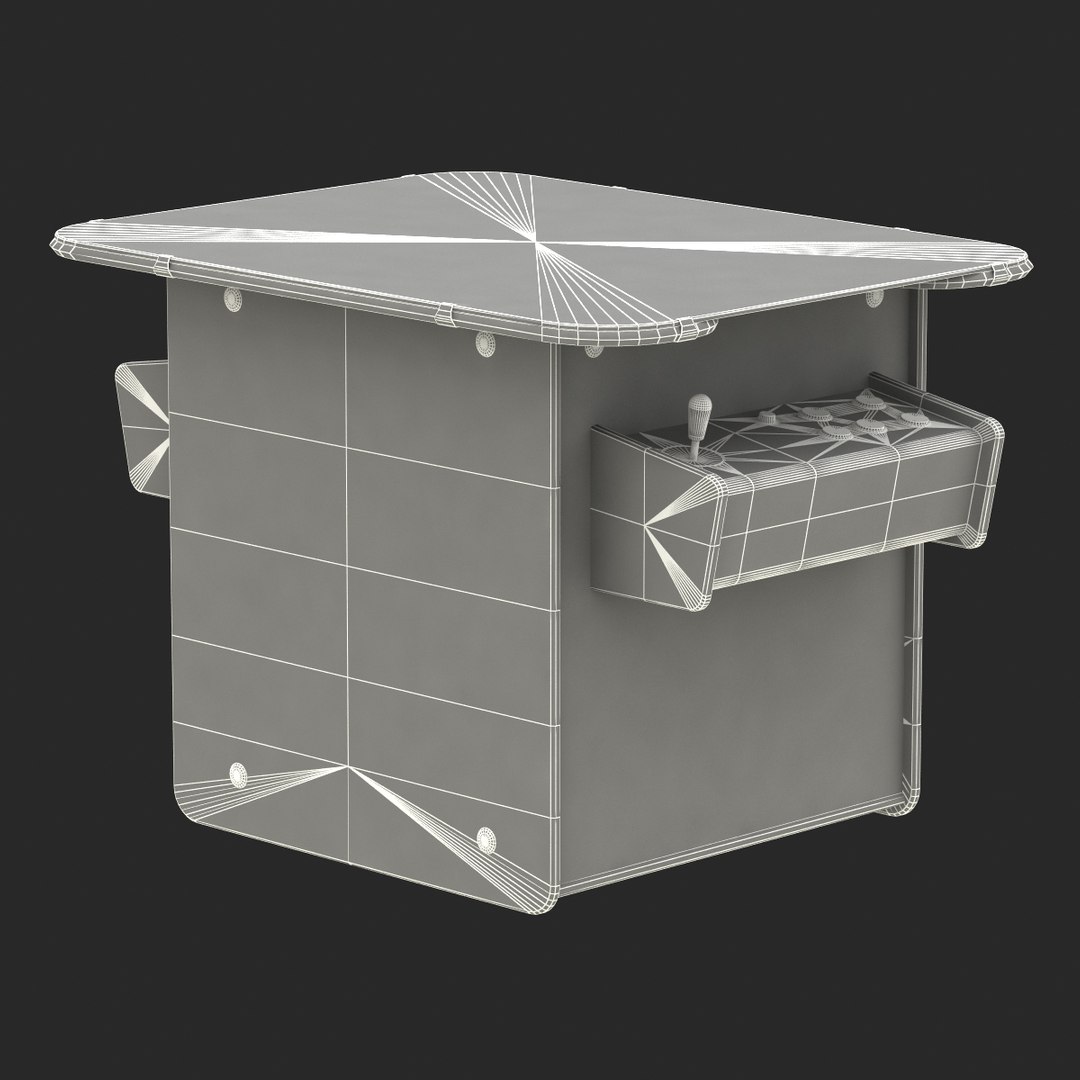 3d Model Arcade Multigame Table