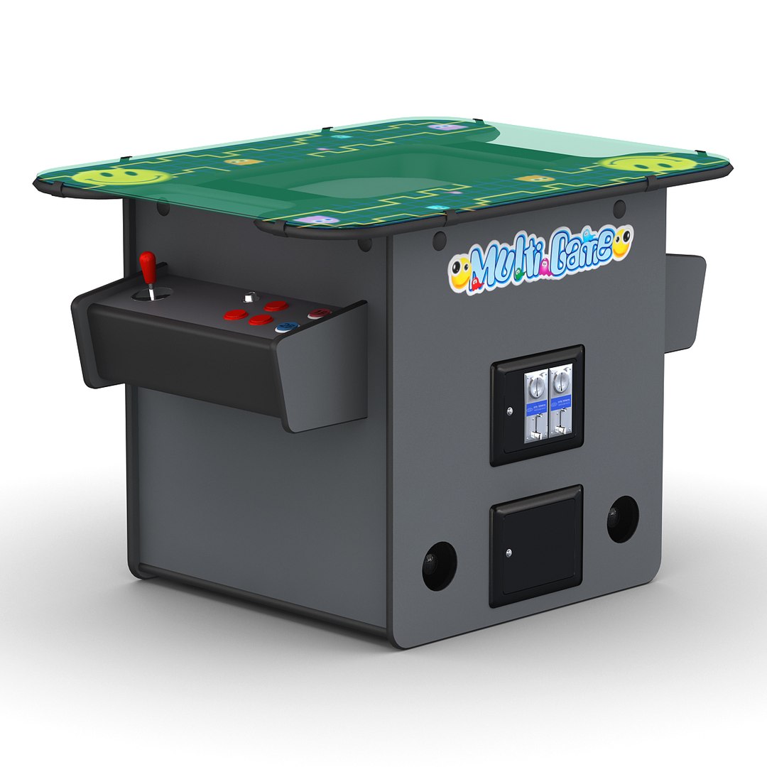 3d Model Arcade Multigame Table