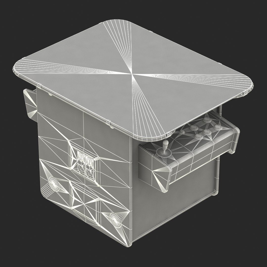 3d Model Arcade Multigame Table