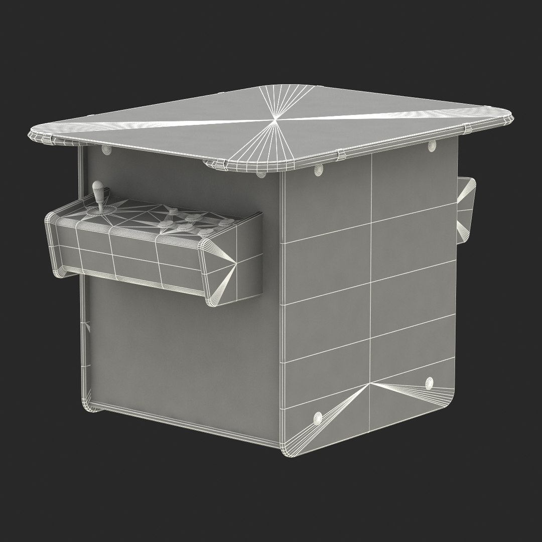3d Model Arcade Multigame Table