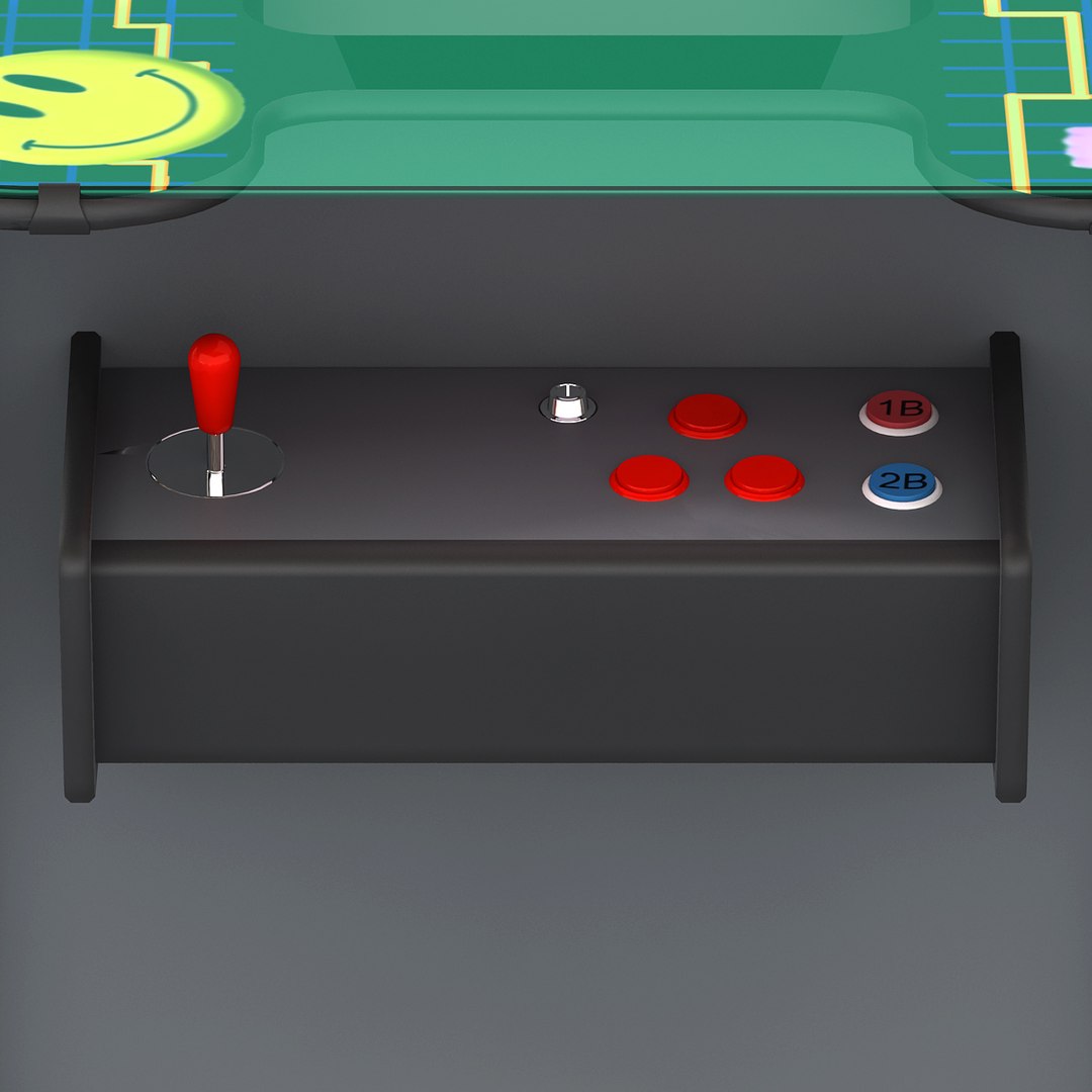 3d Model Arcade Multigame Table
