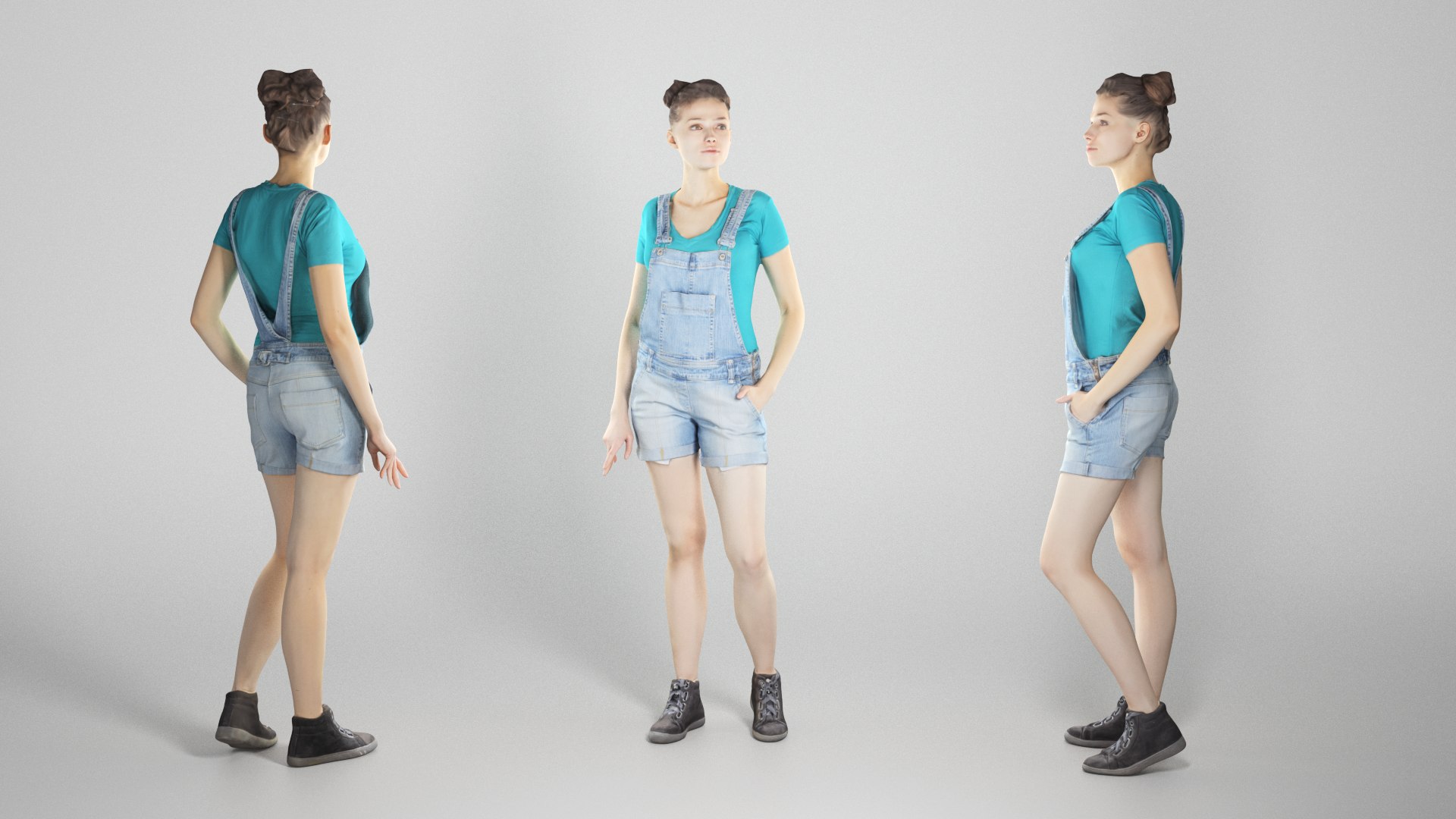 3D Photogrammetry Young Woman Character Model - TurboSquid 1620911