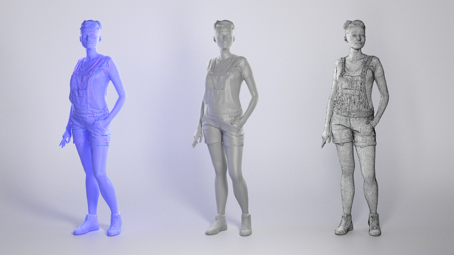 3D Photogrammetry Young Woman Character Model - TurboSquid 1620911
