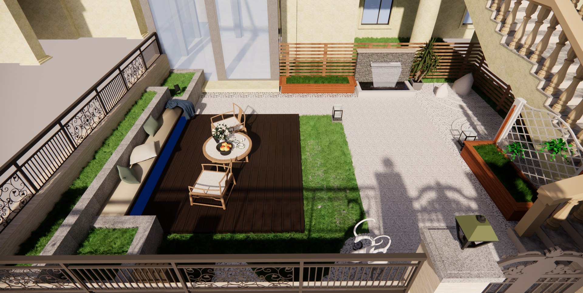 3D Patio Backyard And Garden-A5 - TurboSquid 2039086