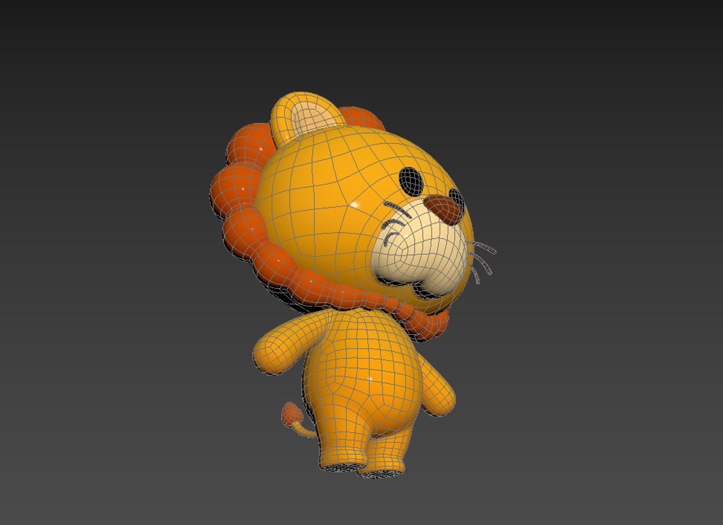3D Lion Character Model - TurboSquid 1640228
