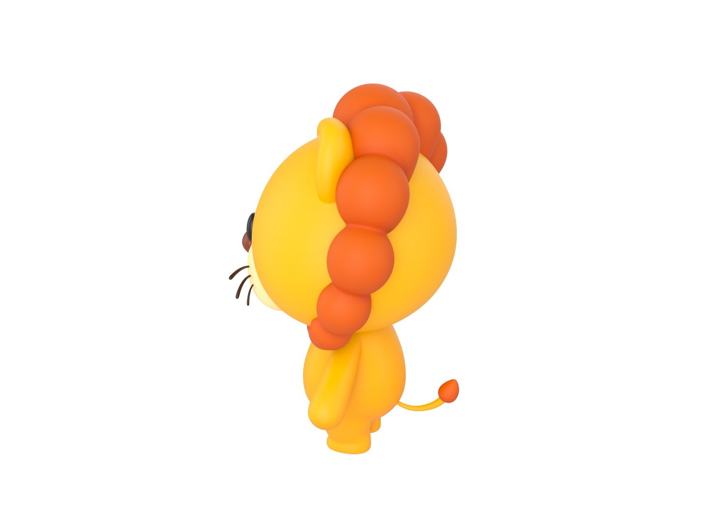 3D Lion Character Model - TurboSquid 1640228