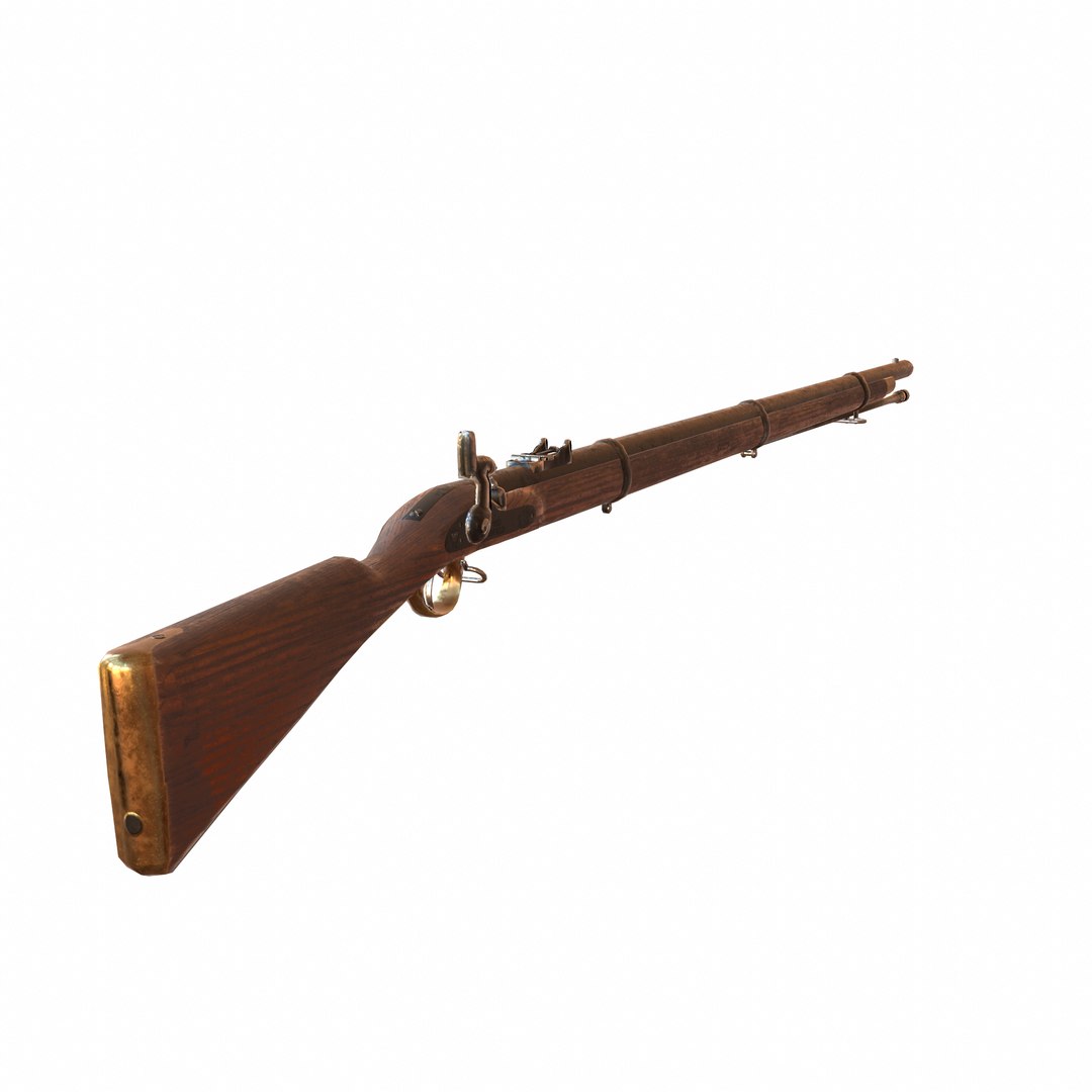 3D British Enfield 1853 Model - TurboSquid 1339952