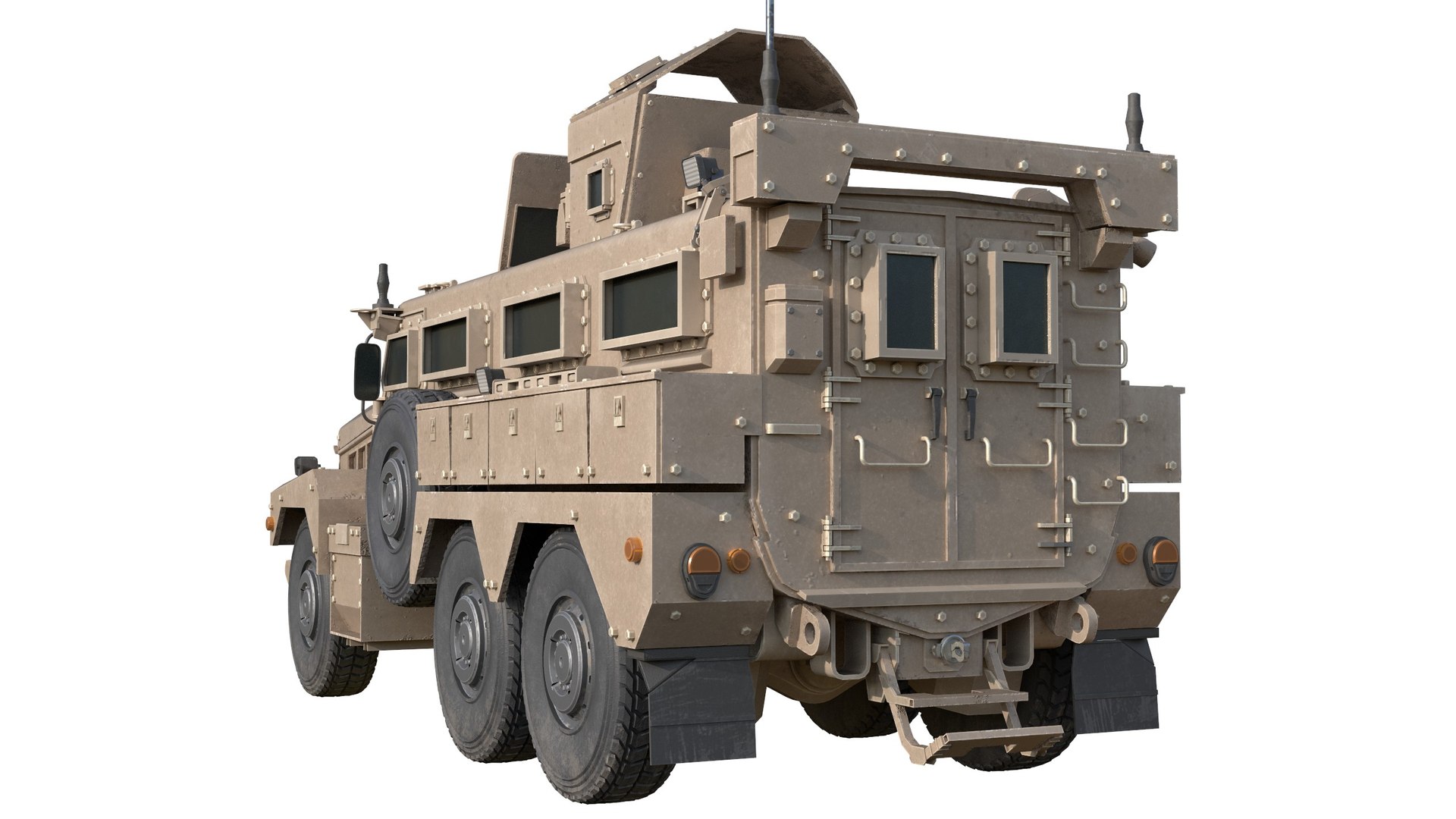3D Cougar MRAP Mine Resistant Ambush Protected Vehicle - TurboSquid 2241254