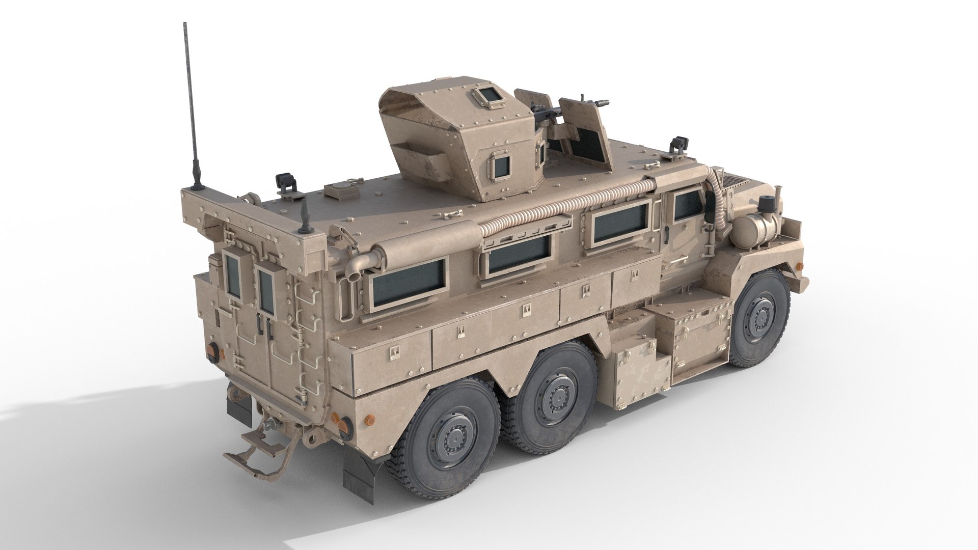 3D Cougar MRAP Mine Resistant Ambush Protected Vehicle - TurboSquid 2241254
