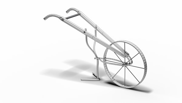 modelo 3d Azada de rueda antigua - TurboSquid 1673301