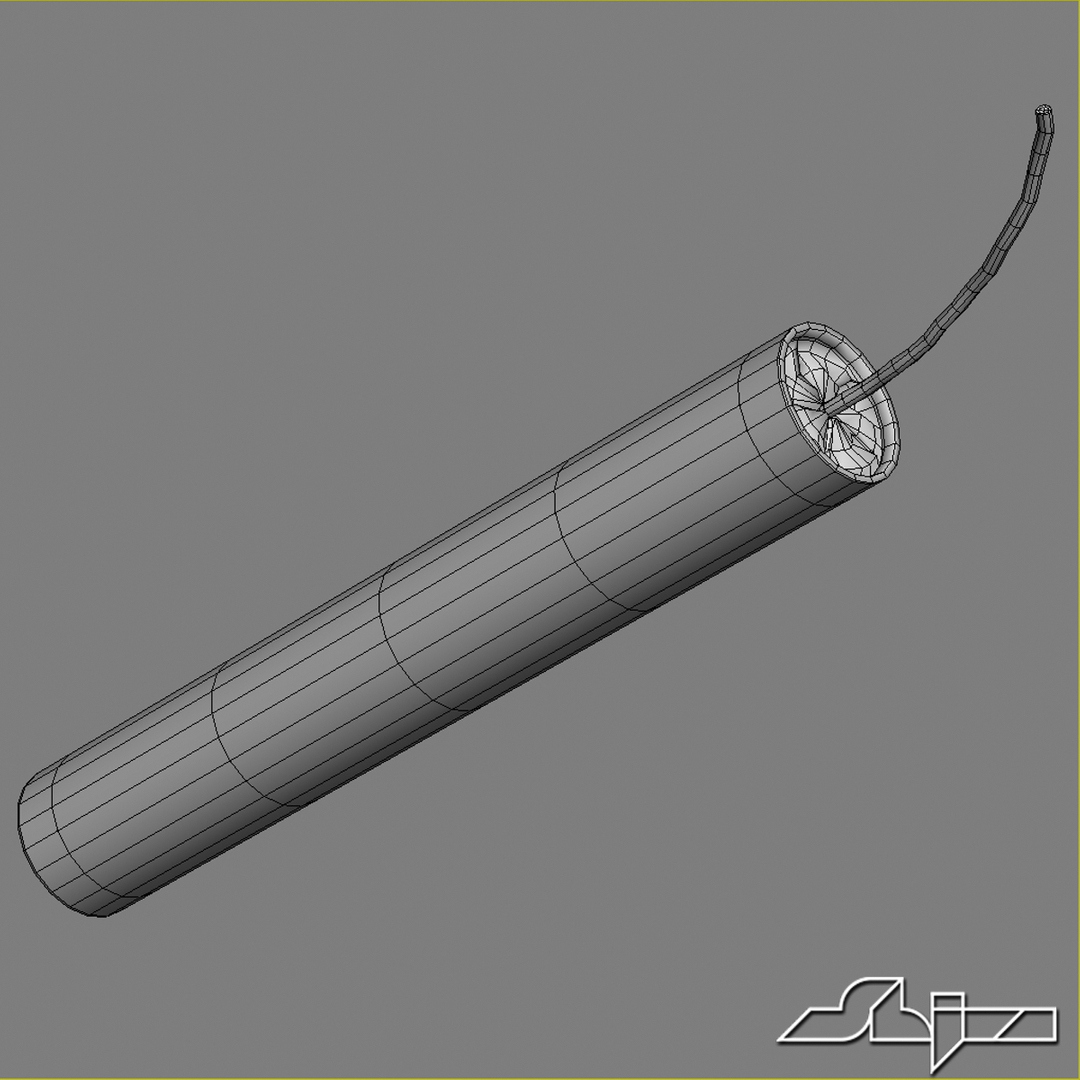 dynamite 1 3d model