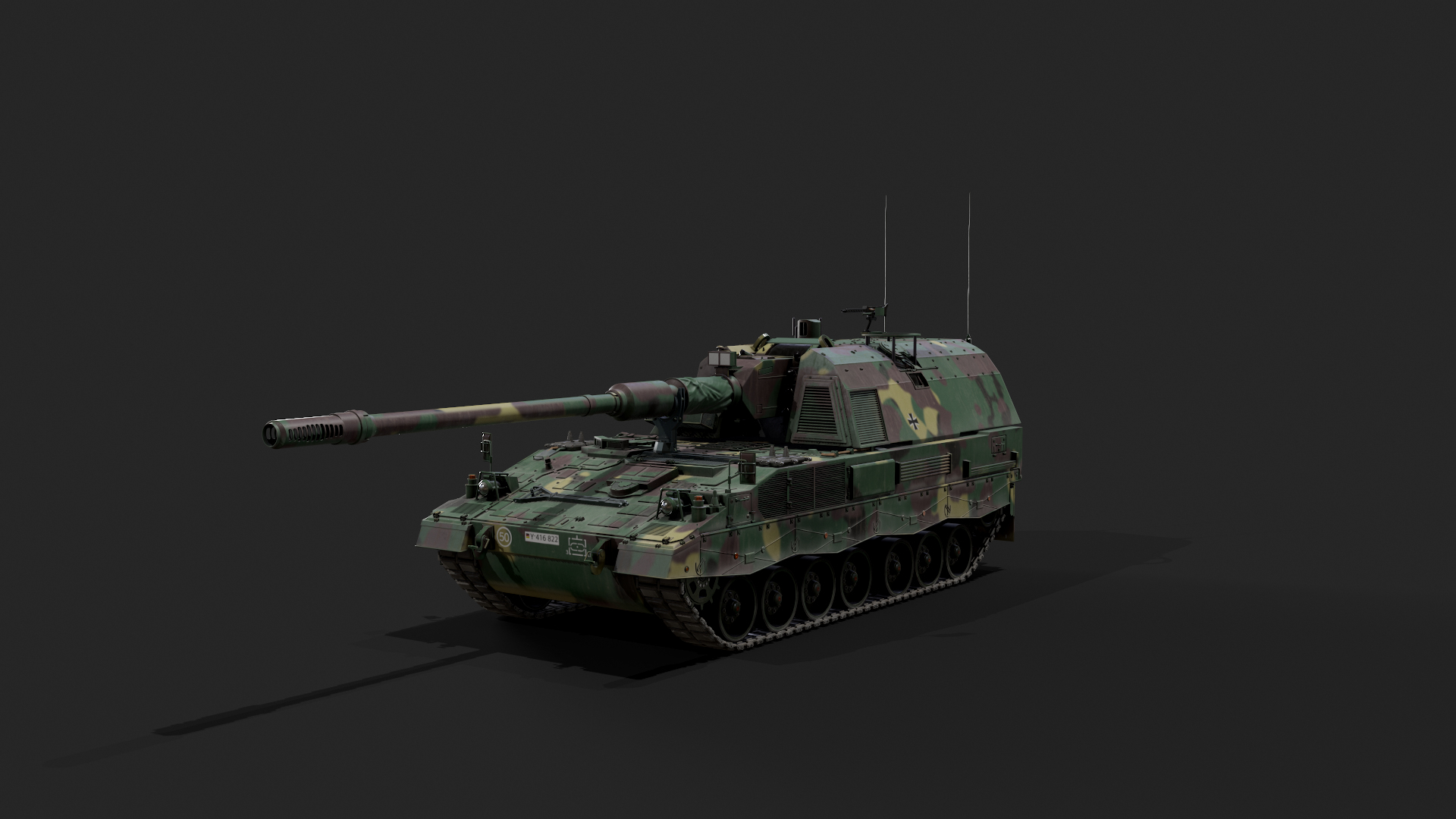 3D pzh2000 german self-propelled howitzer - TurboSquid 2157750